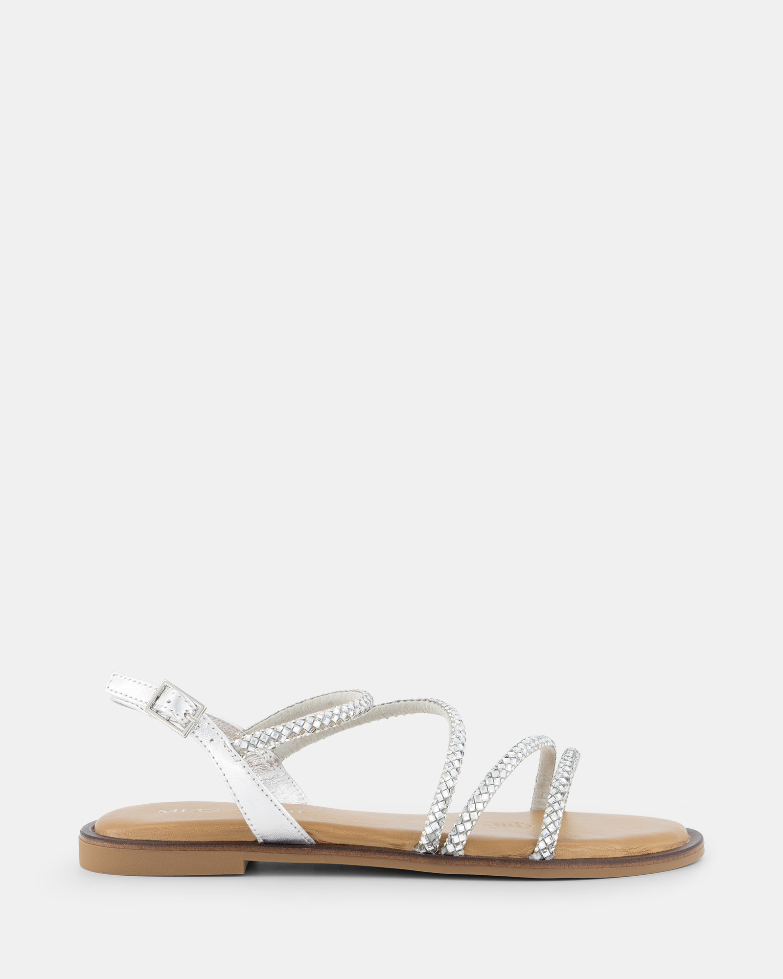 Buy MEGAN Silver Sparkle sandals Online at Shoe Connection