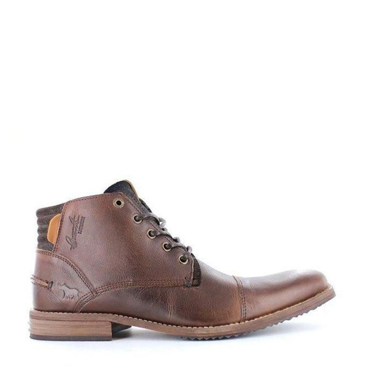 Buy CHAMBERS Dark Brown boots Online at Shoe Connection