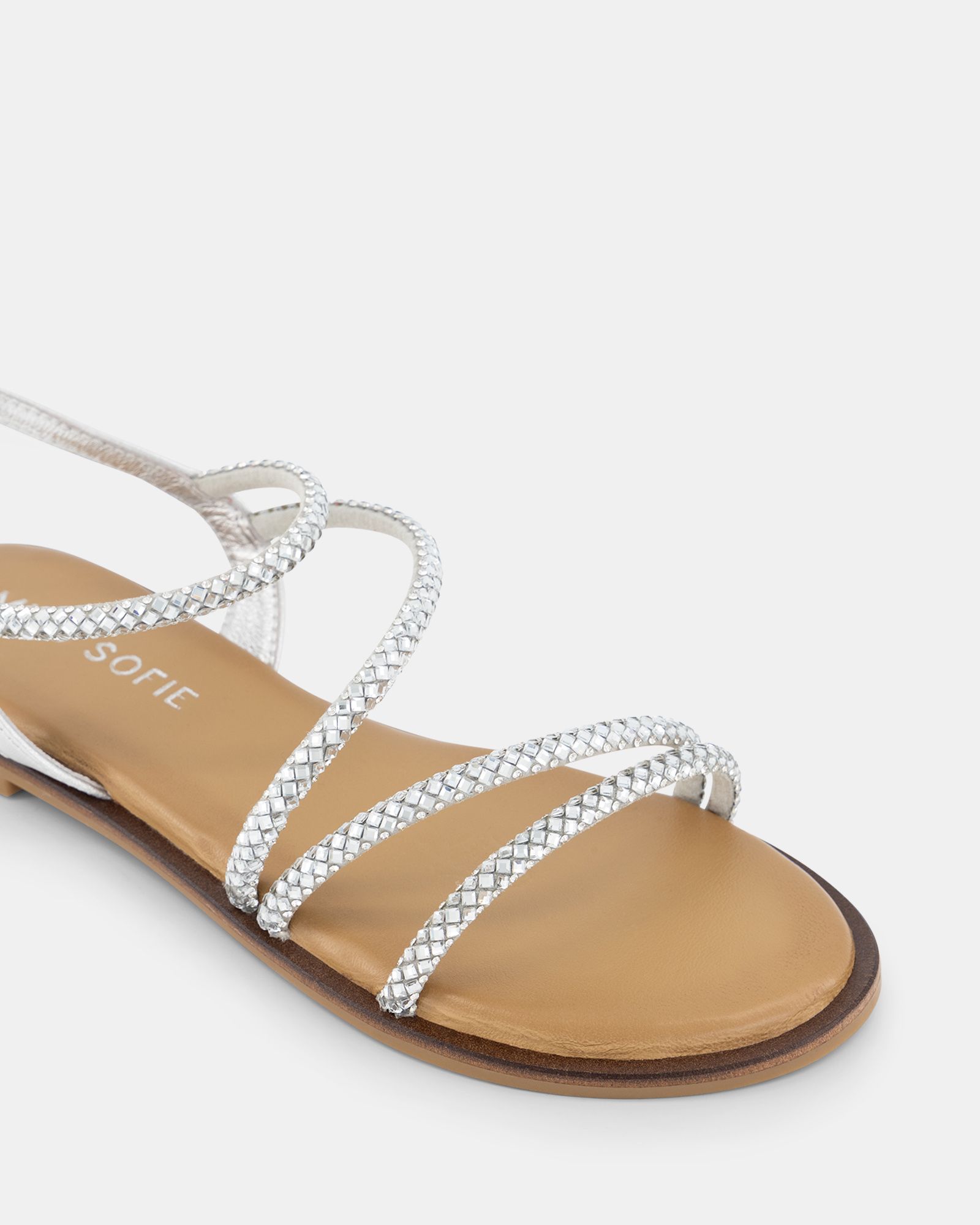 Buy MEGAN Silver Sparkle sandals Online at Shoe Connection